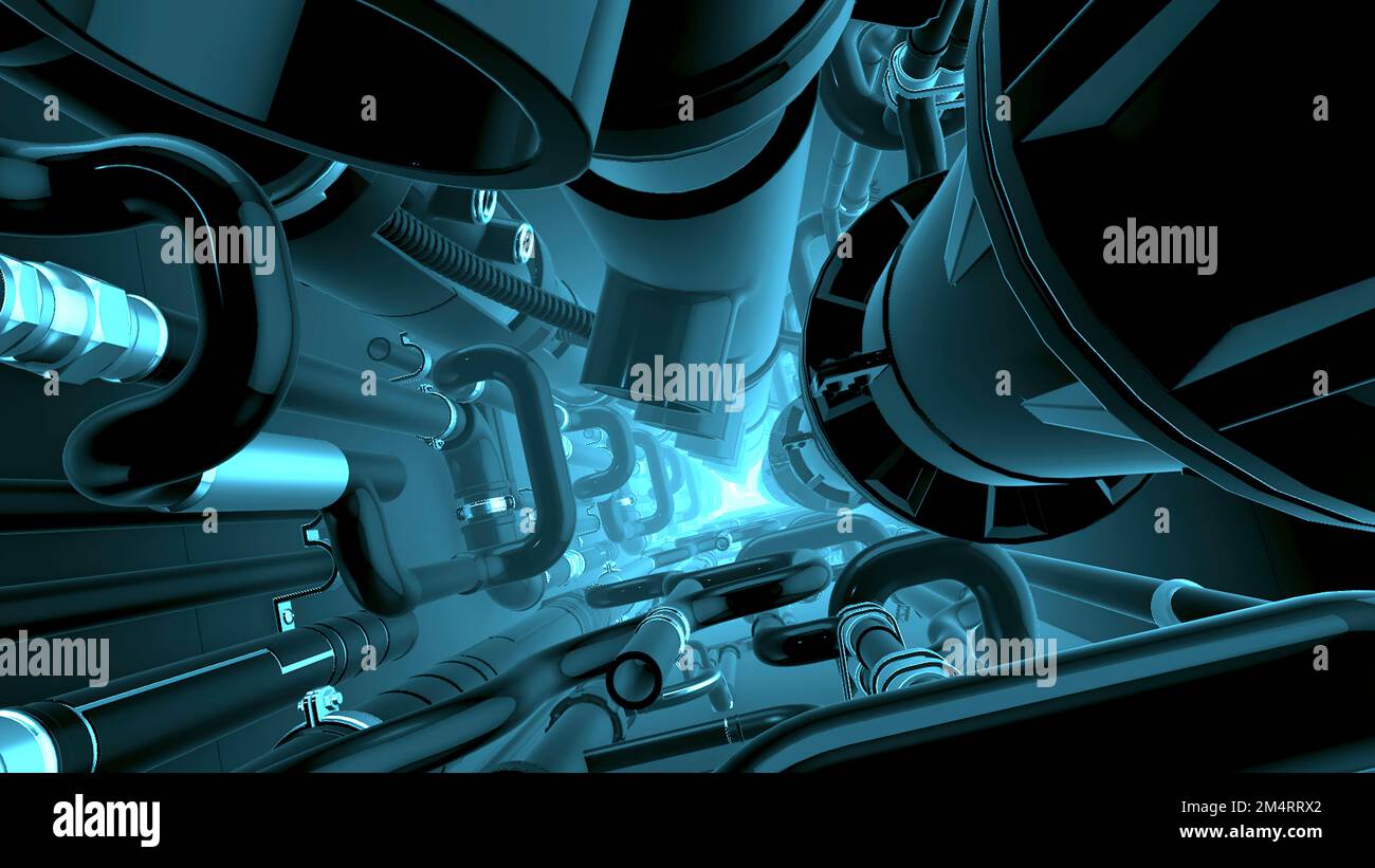 Different bolts in the animation. Motion.Multi-colored illuminated ...