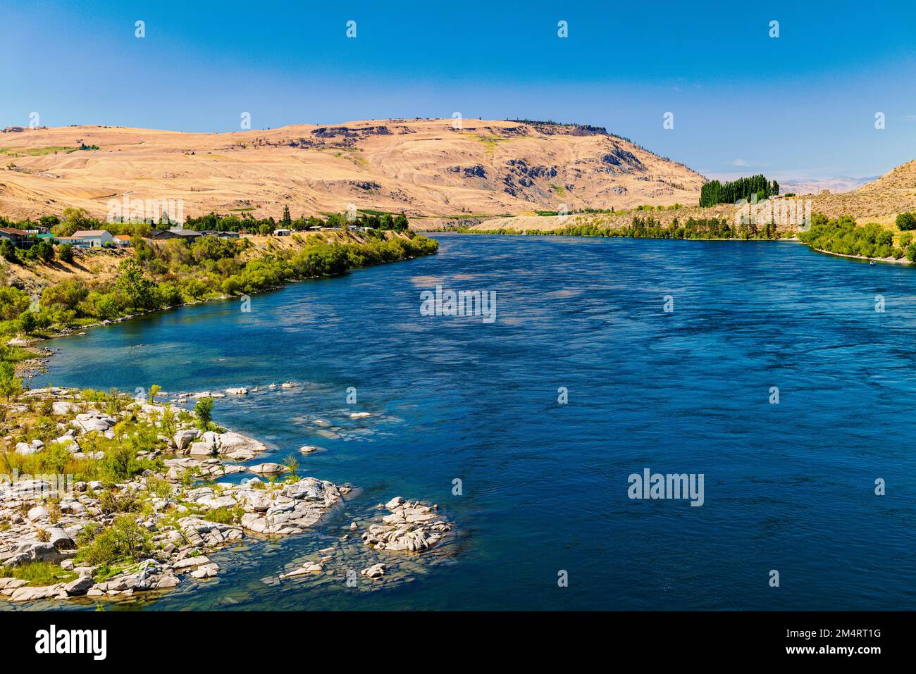 Columbia River, outflow of Chief Joseph Dam; second largest producer of ...