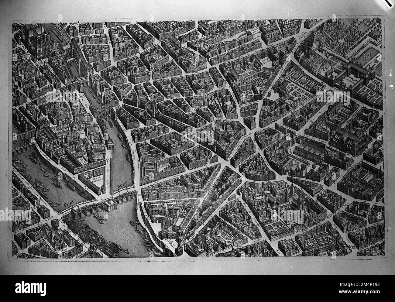 Old Paris Map. Photographs of Marshall Plan Programs, Exhibits, and ...