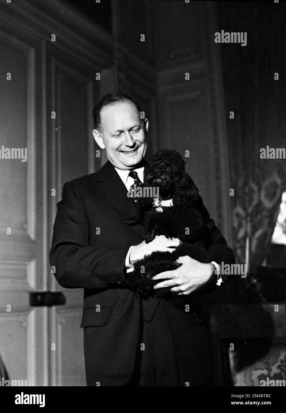 Douglas C. Dillon and Wife at Their Paris Residence. Photographs of ...