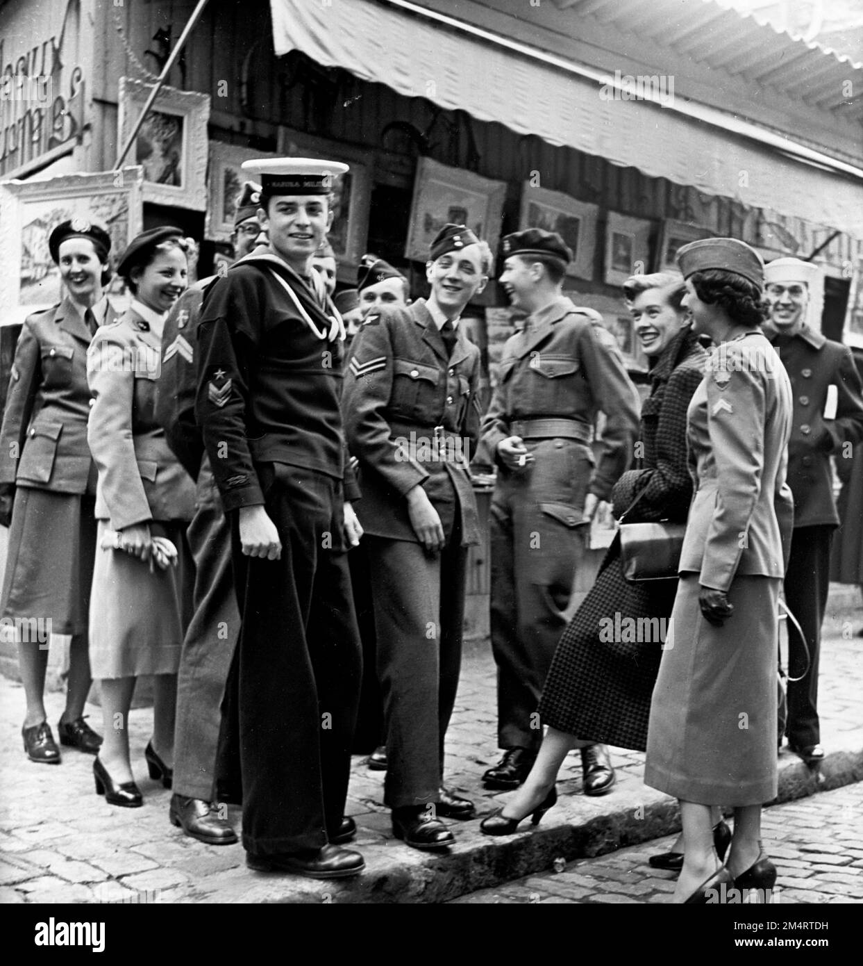 SHAPE Personnel in Paris. Photographs of Marshall Plan Programs ...
