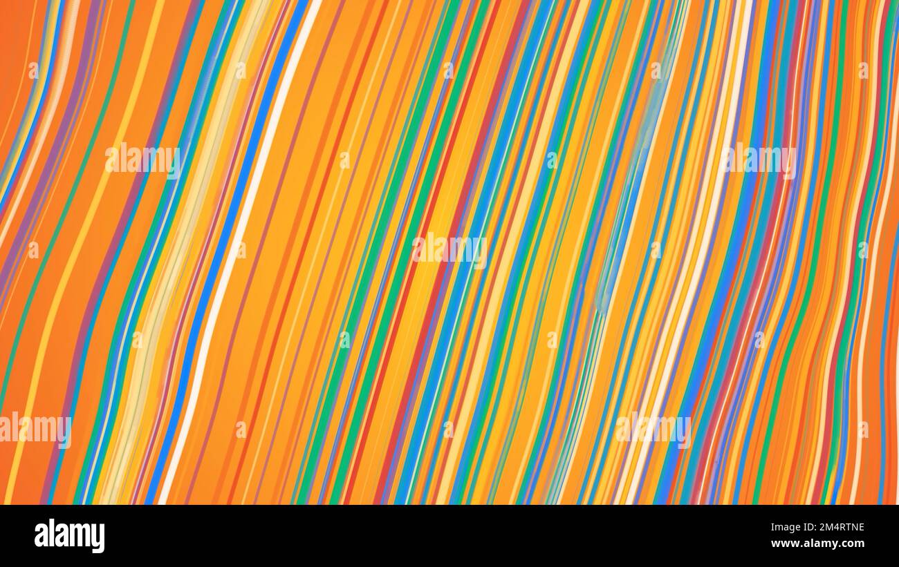 Multicolored lines moving in different directions. Motion.Bright thin ...