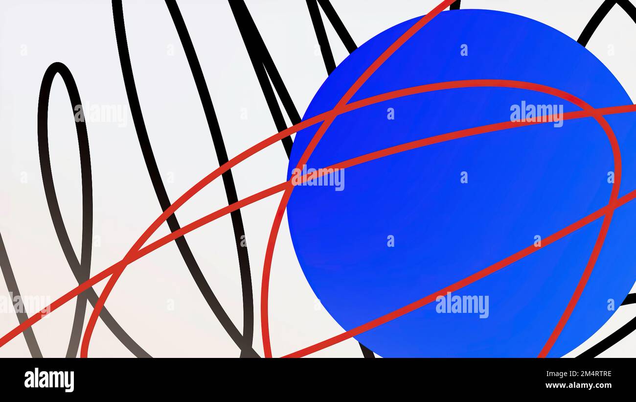 White and orange background. Motion.Bright lines in cartoon animation ...