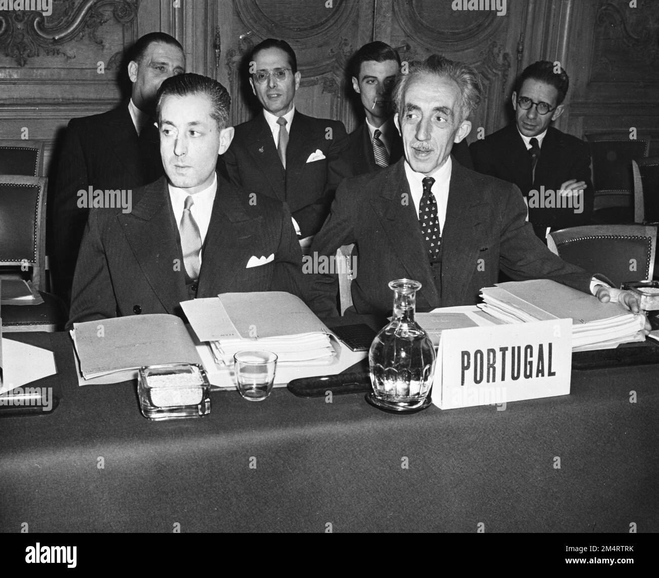 The OEEC Council Meets in Paris. Photographs of Marshall Plan Programs ...