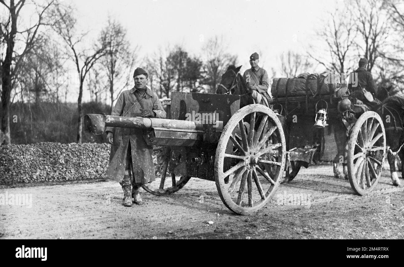 US Participation in World War I, French Battlefields. Photographs of ...