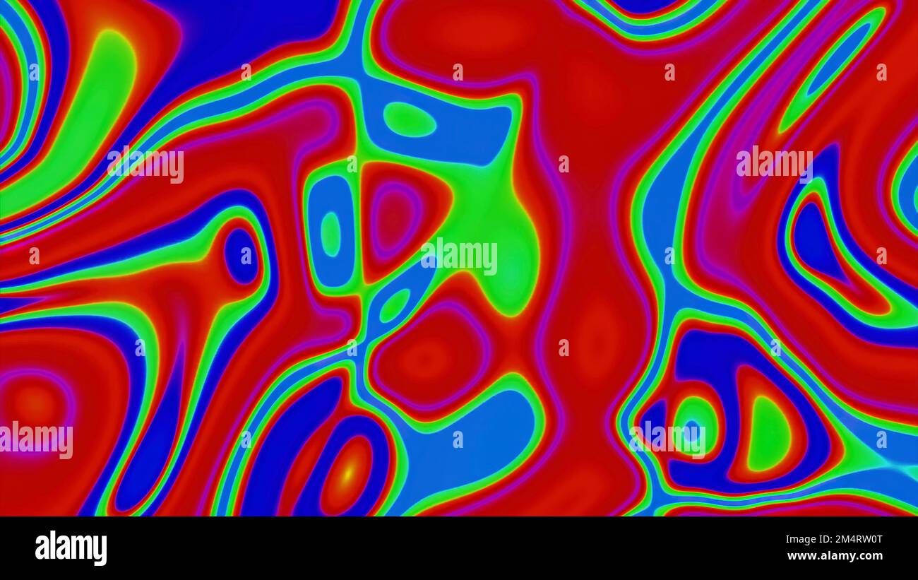 Abstract psychedelic background with colorful acid stains. Design ...