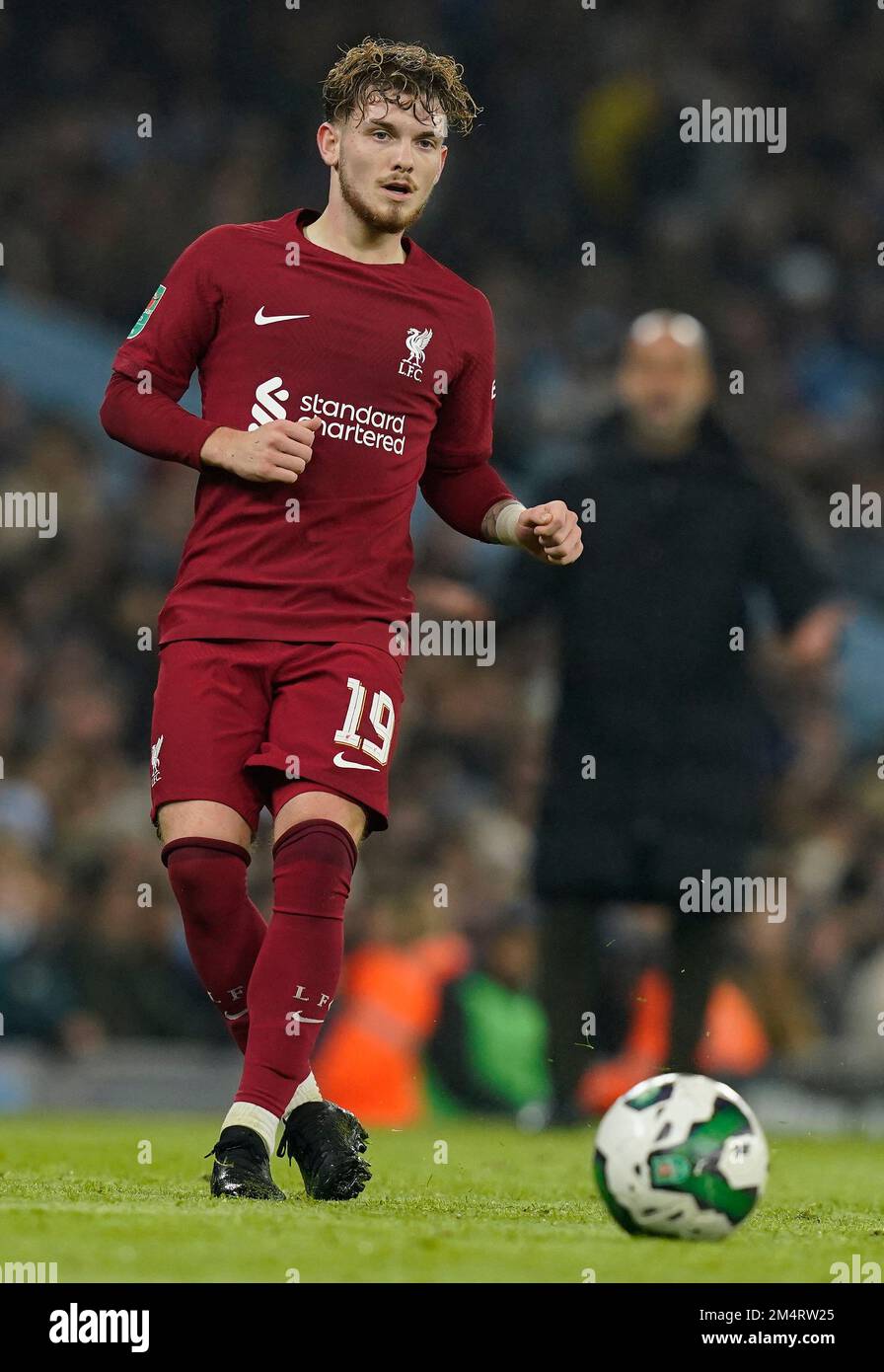 Manchester, England, 22nd December 2022. Harvey Elliott of Liverpool ...