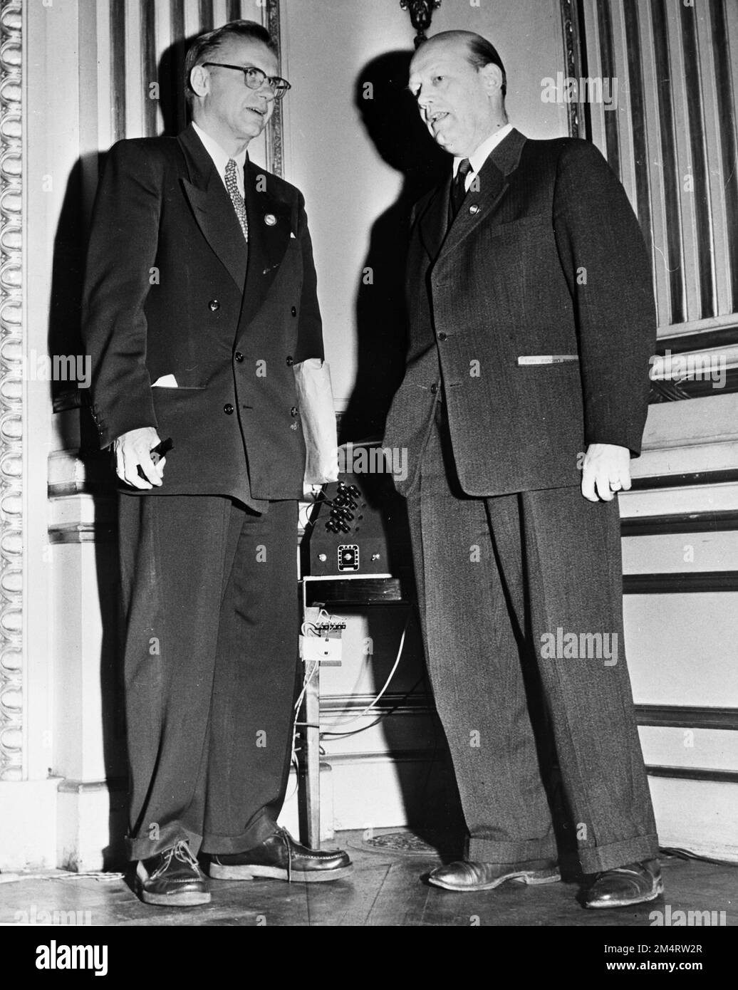 UNESCO Conference - Paris Nov 12, 1952. Photographs of Marshall Plan ...