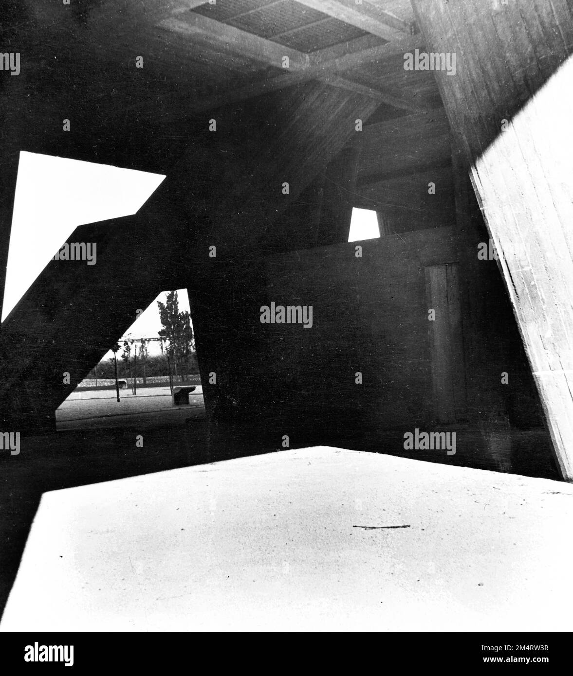 Corbusier Building. Photographs of Marshall Plan Programs, Exhibits ...