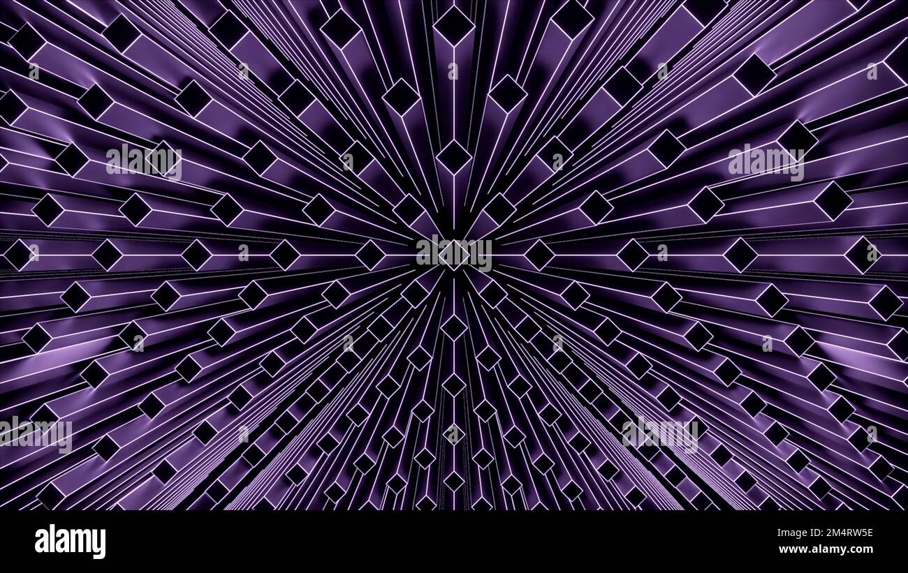 Abstract dynamic animated wave moving structure of colorful columns or ...