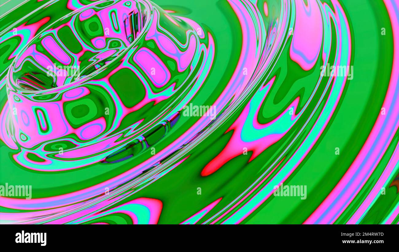 Animated glowing pink circular frame hi-res stock photography and ...