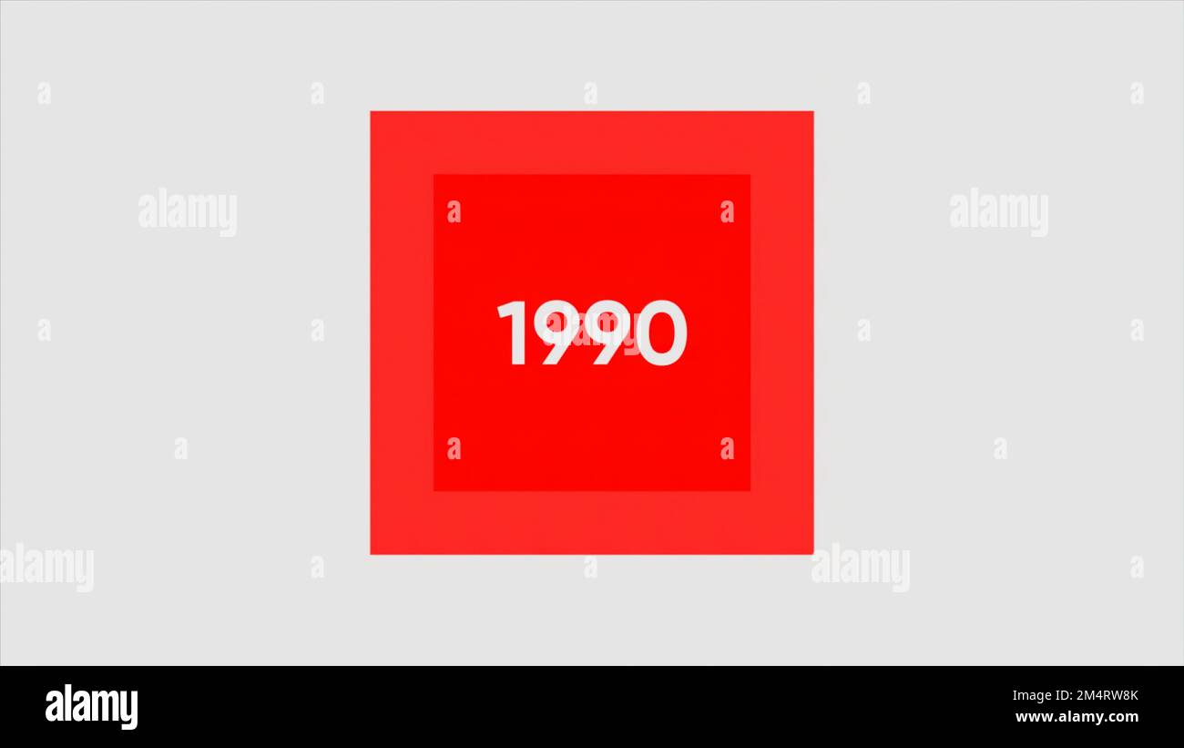 Abstract colorful retro pattern with the statement 1990 is forever ...