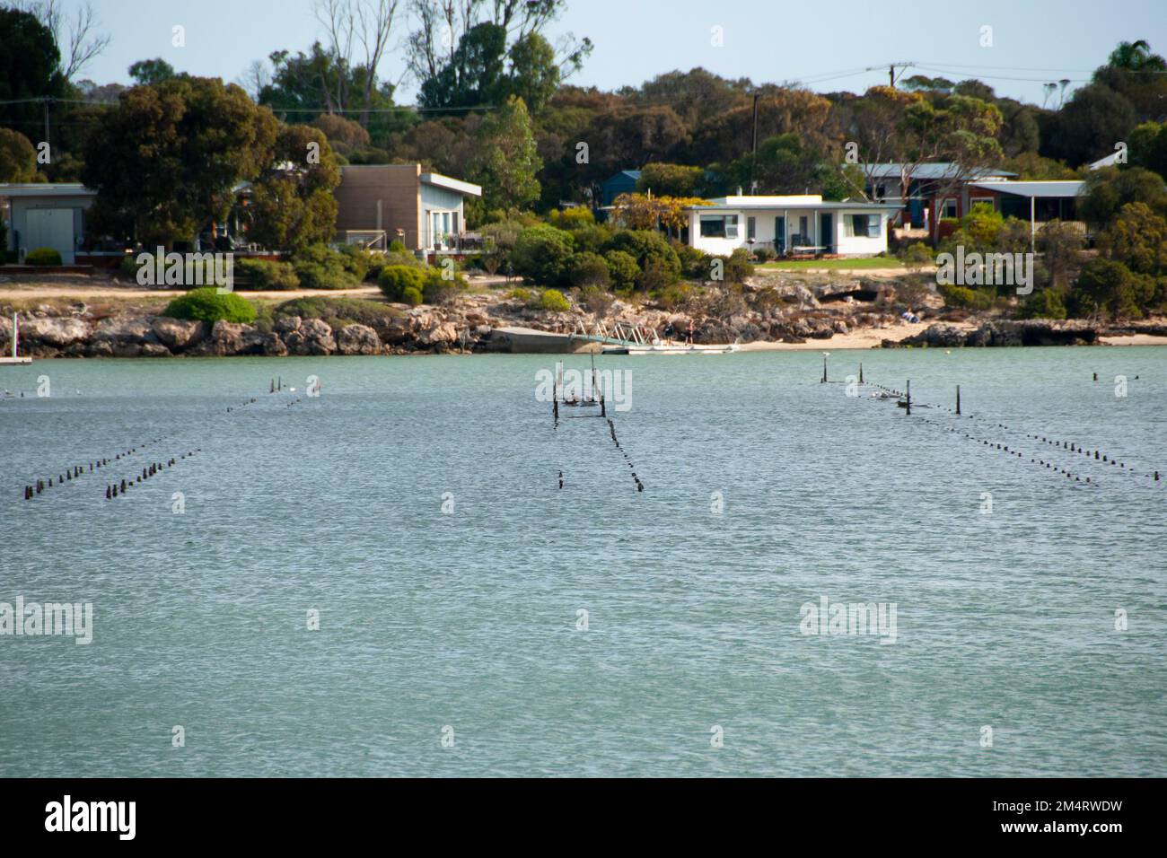 Oyster Traps - Coffin Bay - Australia Stock Photo - Alamy
