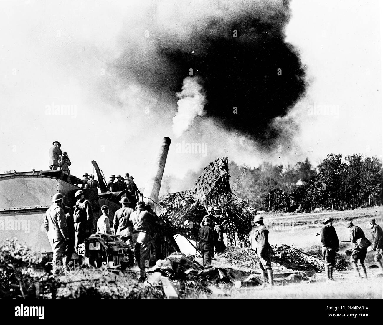 US Participation in World War I, French Battlefields. Photographs of ...