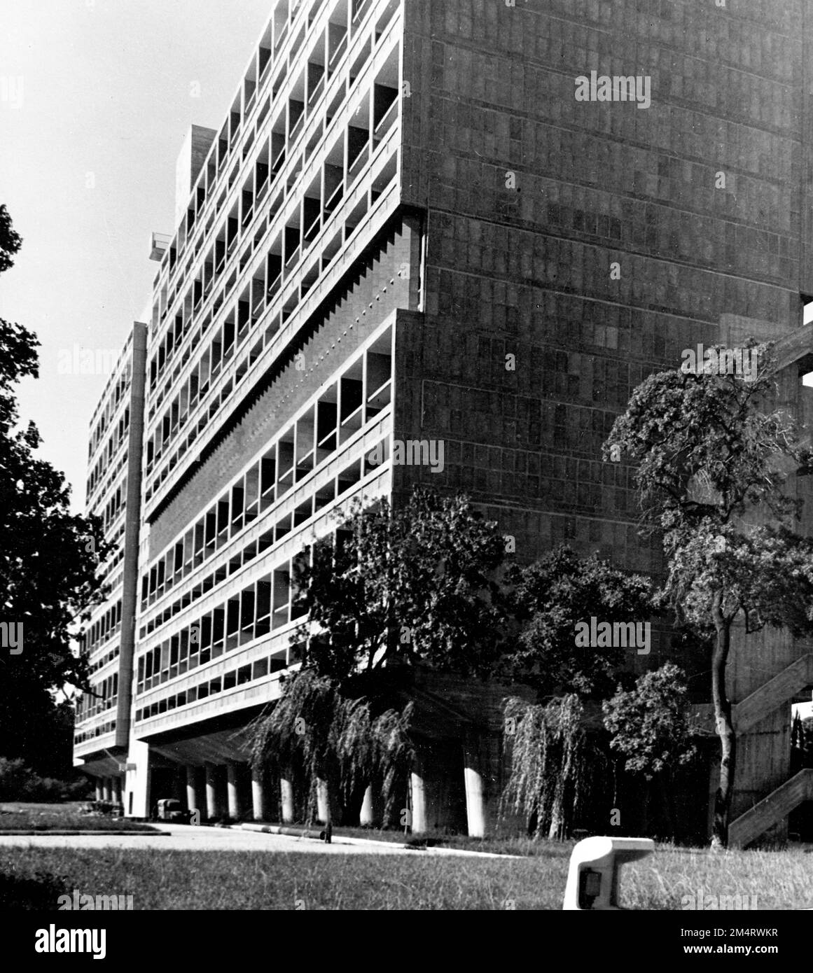Corbusier Building. Photographs of Marshall Plan Programs, Exhibits ...