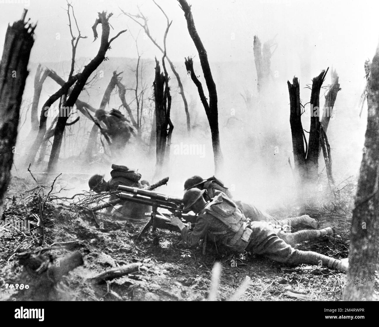 US Participation in World War I, French Battlefields. Photographs of ...