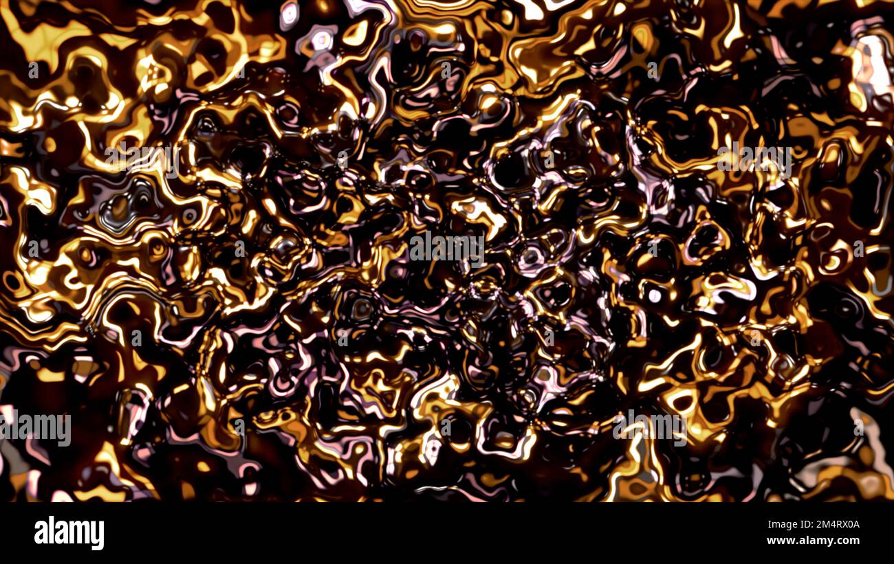 Fantastic structure of bubbles and shapes. Motion. Scientific ...