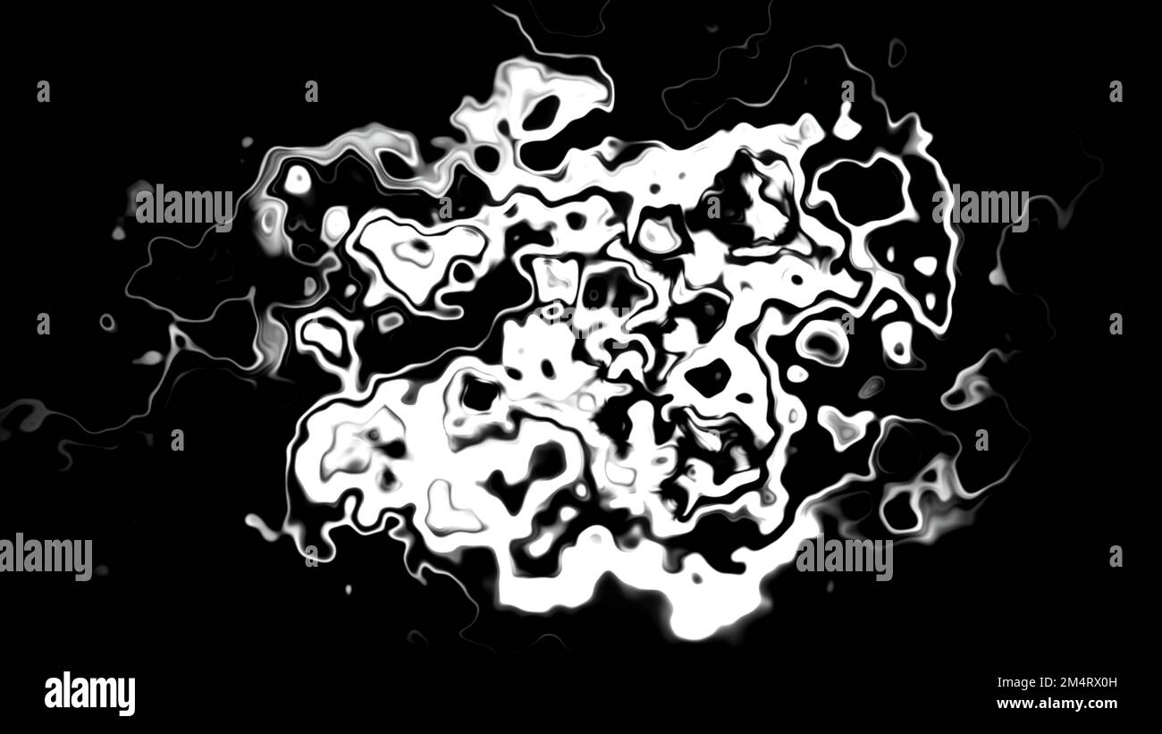 Fantastic structure of bubbles and shapes. Motion. Scientific ...