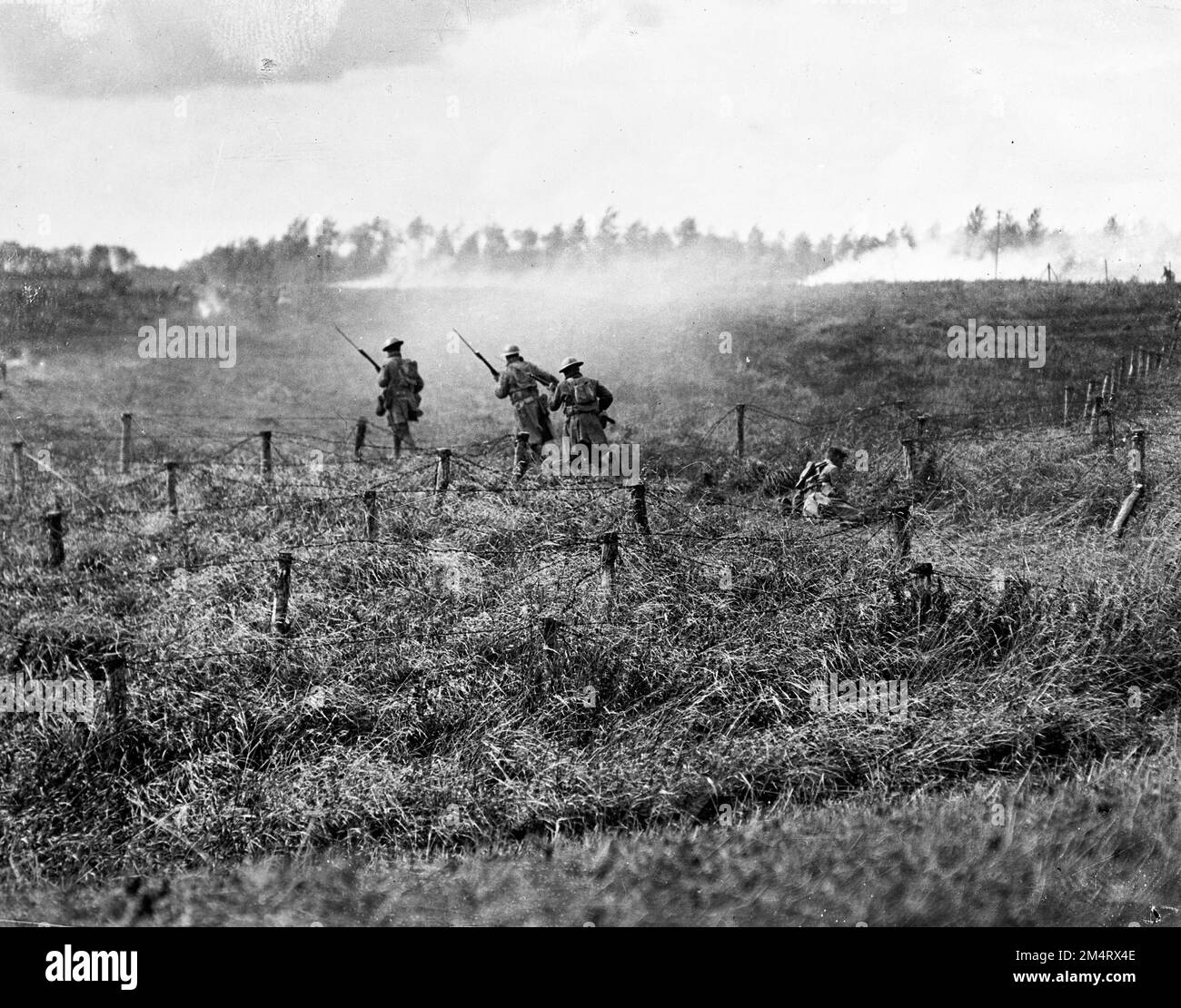 US Participation in World War I, French Battlefields. Photographs of ...