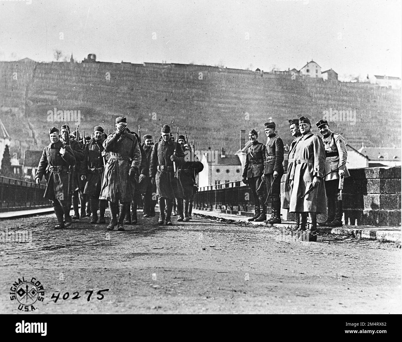 US Participation in World War I, French Battlefields. Photographs of ...