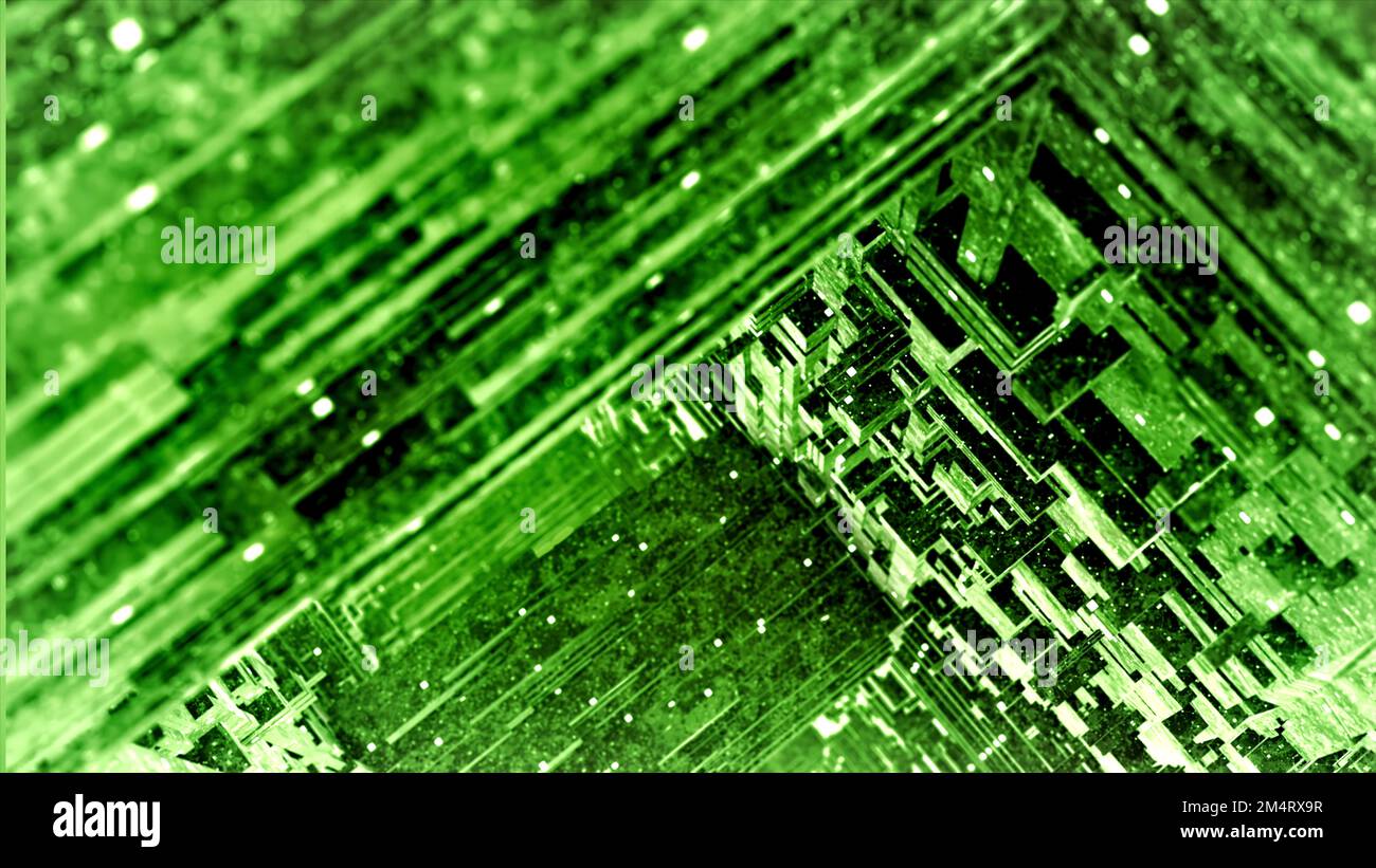 Abstract construction background looking like endless corridor of ...