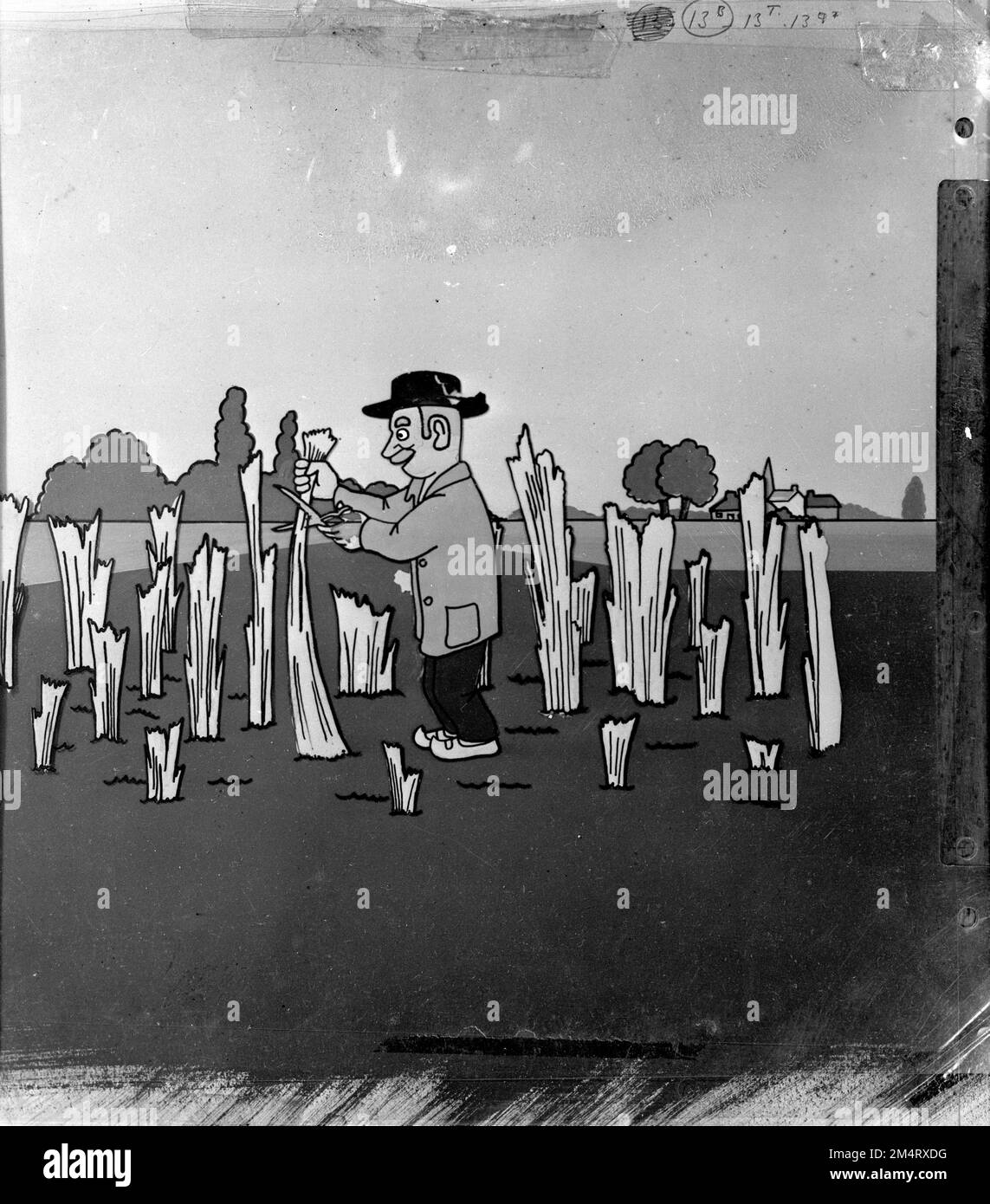 Stills from Cartoon film "A Story of Recovery". Photographs of Marshall ...