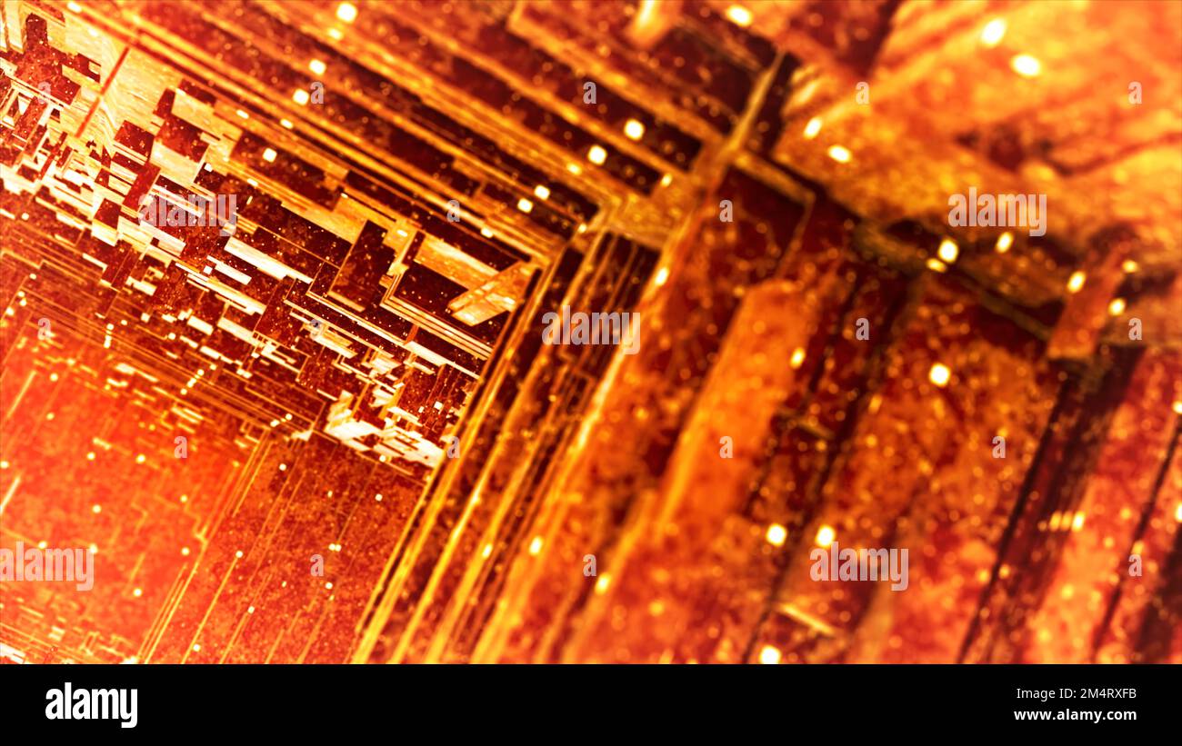 Virtual 3d maze. Motion. Movement in 3D maze with traps. Maze with ...