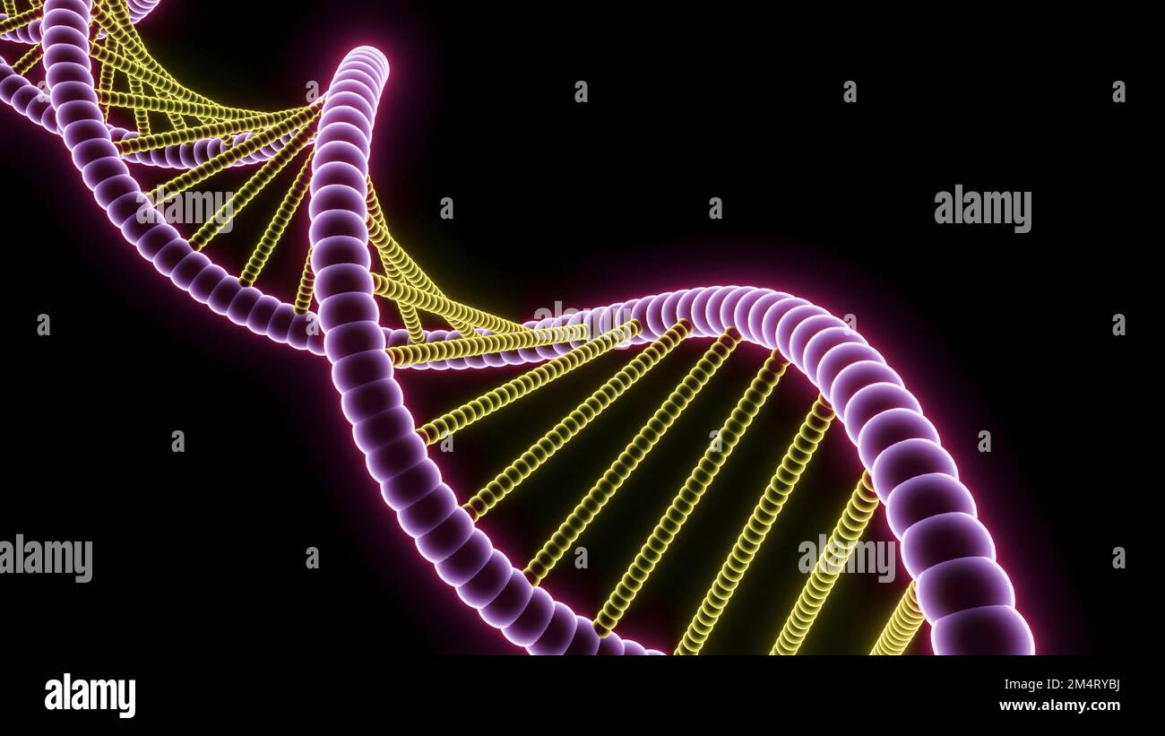 Beautiful moving spiral with DNA. Design. Rotating 3d spiral with ...