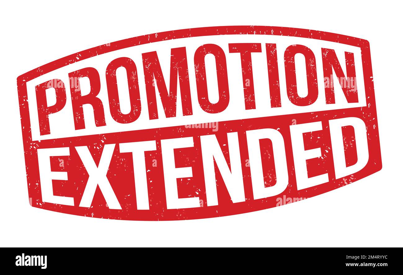 Promotion stamp rectangular sign hi-res stock photography and images - Alamy