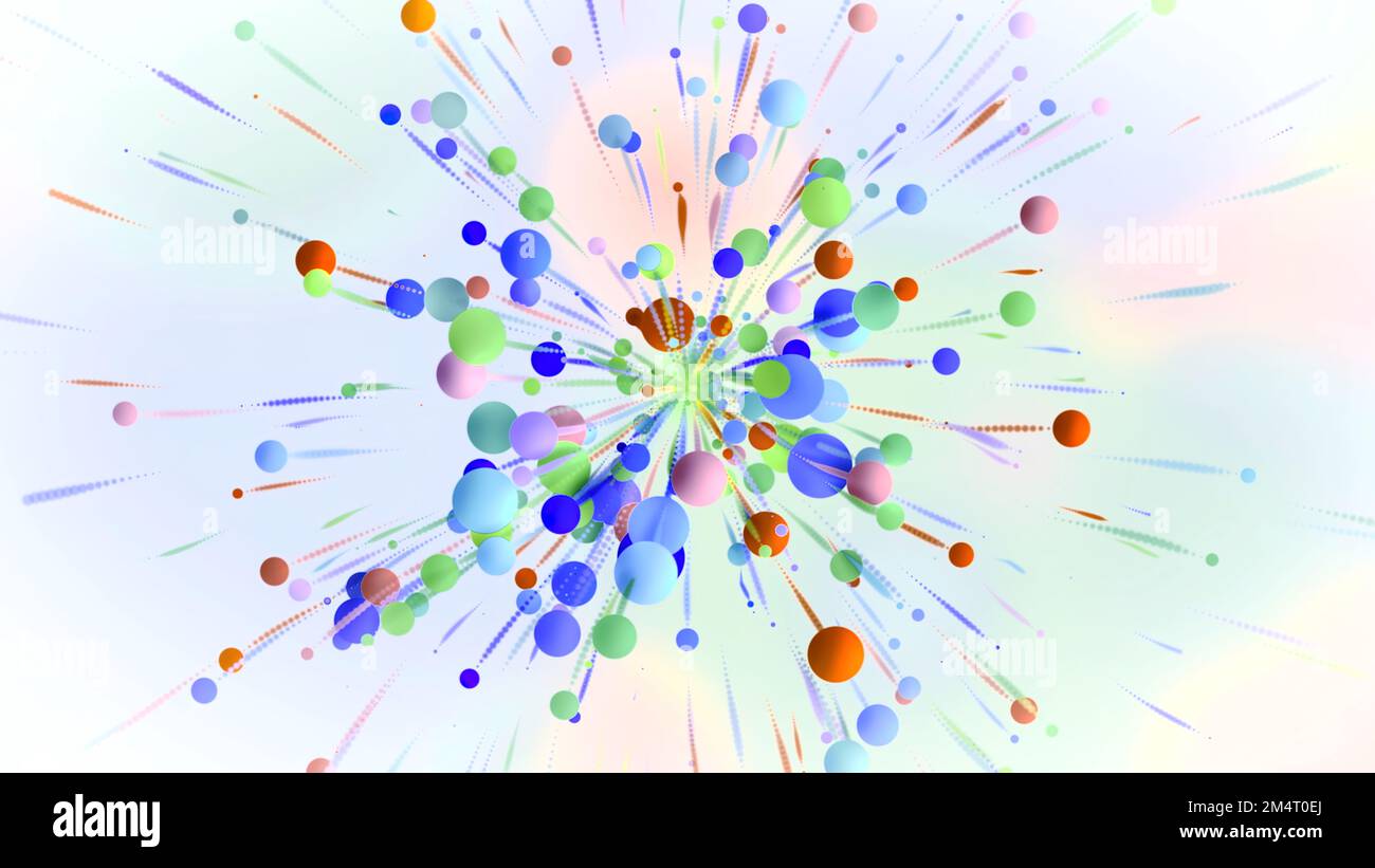 Animated Colorful Bubbles Background