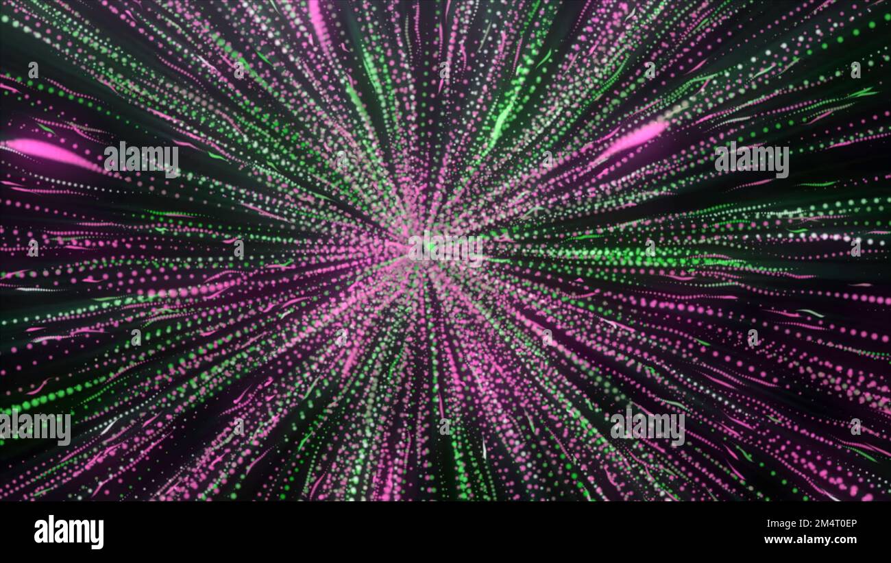 Black background . Motion.Shiny splashes in animation that shimmer and ...