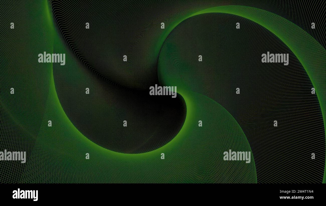 Bright green background. Design.Animation on which patterns are visible ...