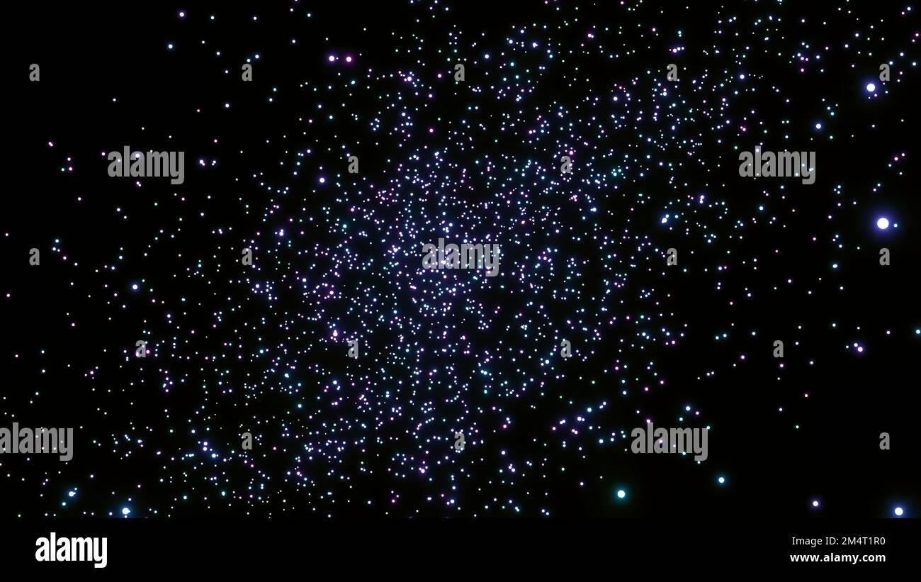 Black background . Design. Bright bright stars in animation that look ...