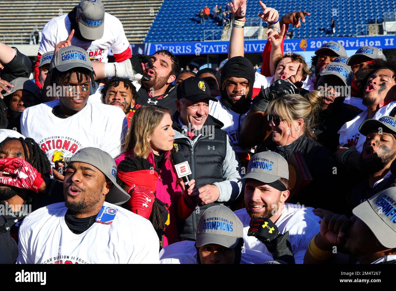 Mc Kinney, United States. 17th Dec, 2022. Ferris State Bulldogs head ...
