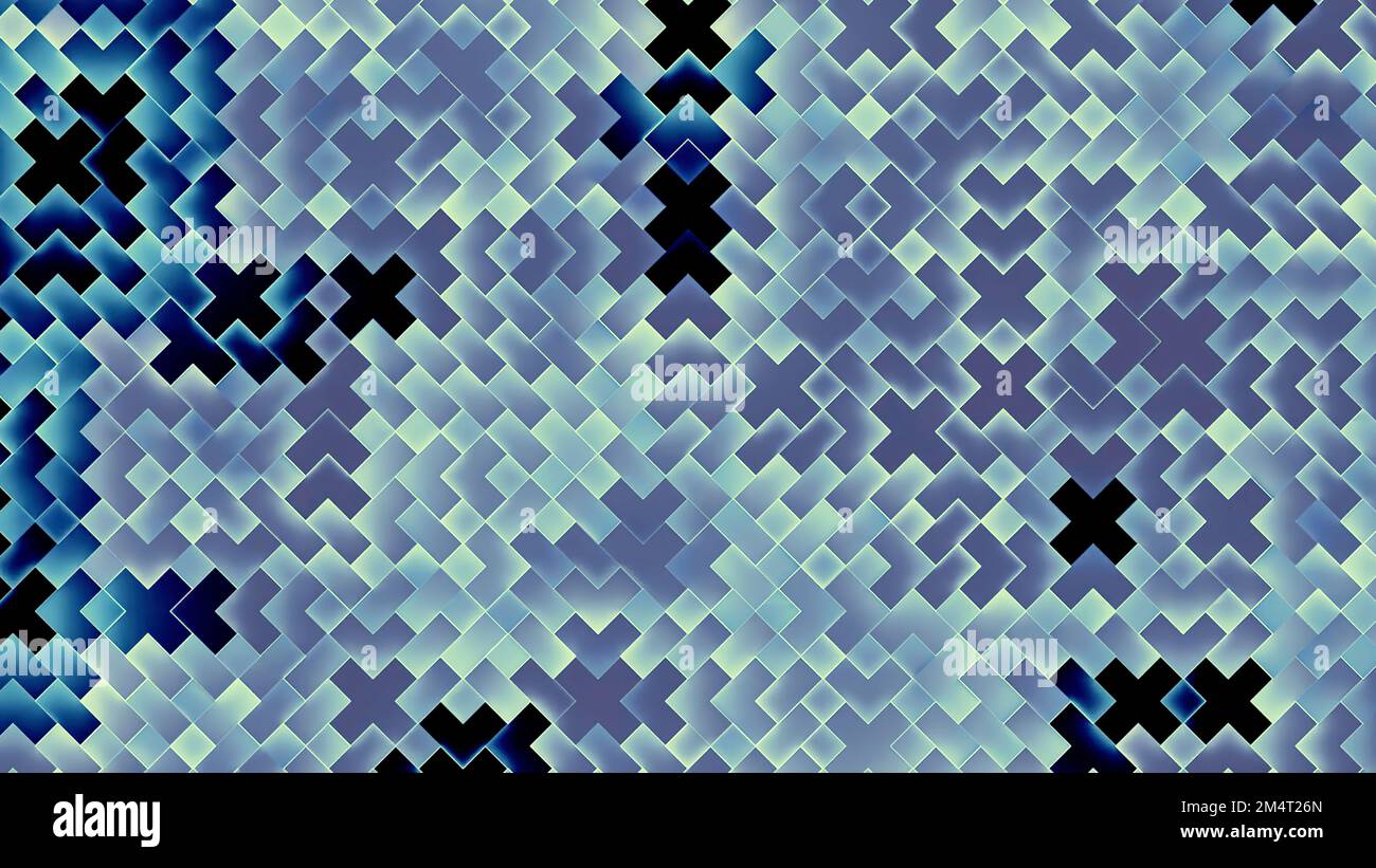 Abstract geometric background with colorful animation of blinking tiles ...