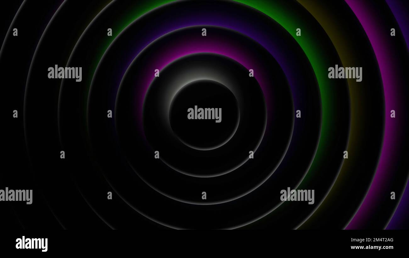 Black circles with small areas highlighted in different shades. Motion ...