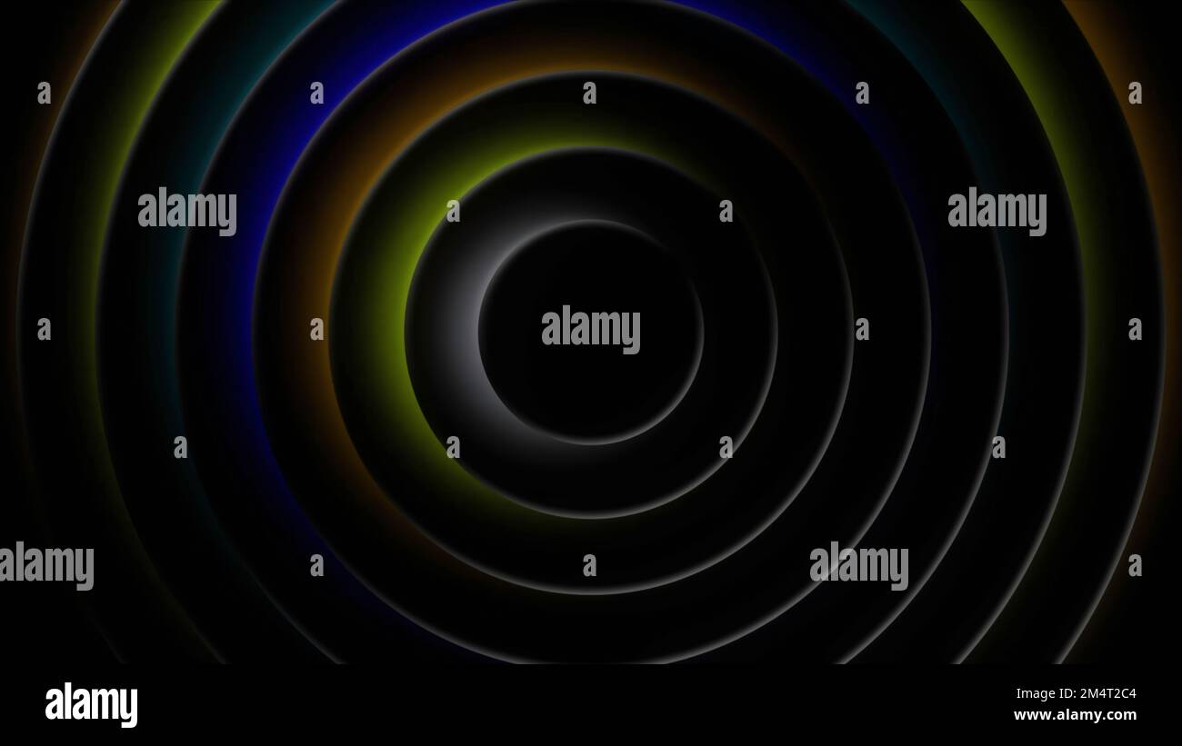 Black circles with small areas highlighted in different shades. Motion ...