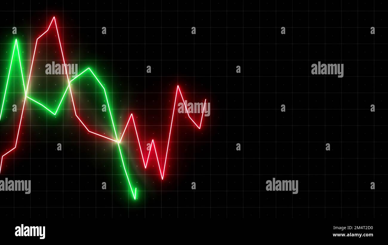 Green purple and red graphics . Motion . Multicolored graphics on a ...