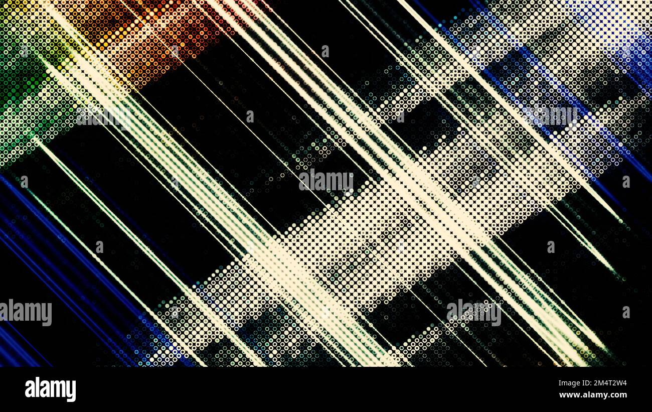 Animated background with moving stripes with light effect. Motion. Lines move and flicker like ...