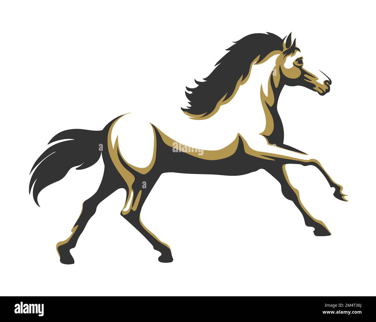Horse Running Vector