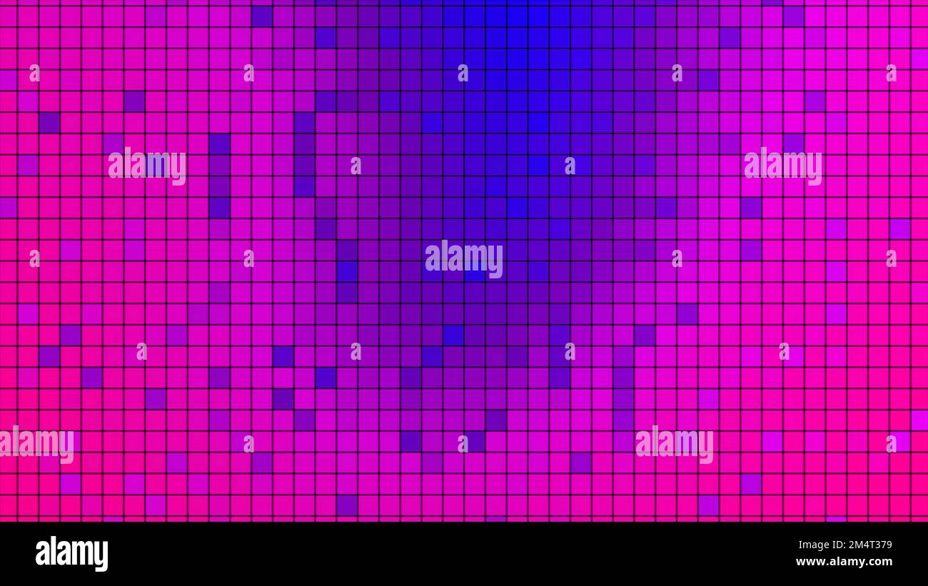 Abstract glitch effect on a colorful screen. Motion. Old fashioned ...