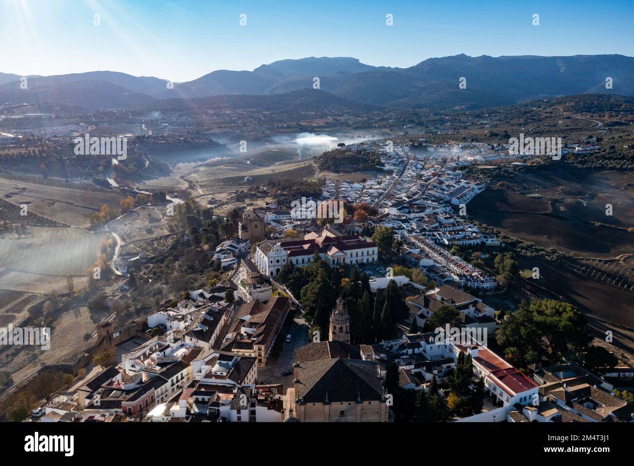 Church of Maria Auxiliadora in the Malaga region, in the city of Ronda ...