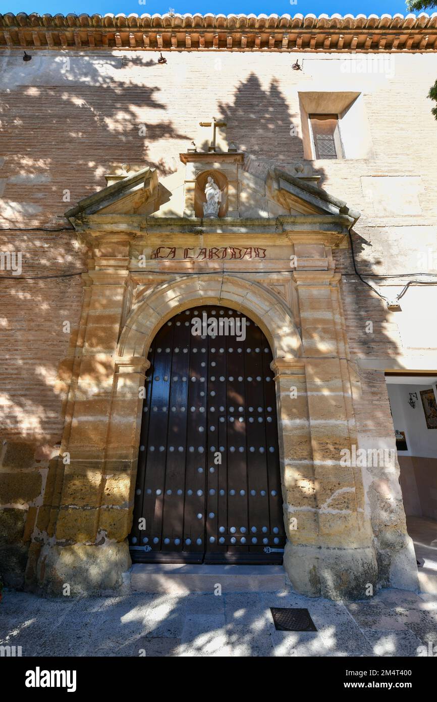 Iglesia y Convento De La Caridad With The Statue Of The Duquesa De ...
