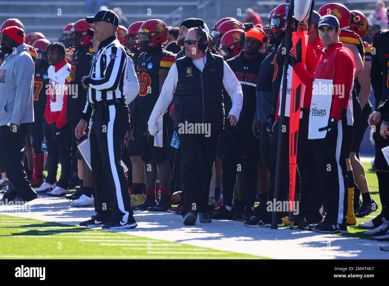 during the NCAA Division II national championship college football game ...