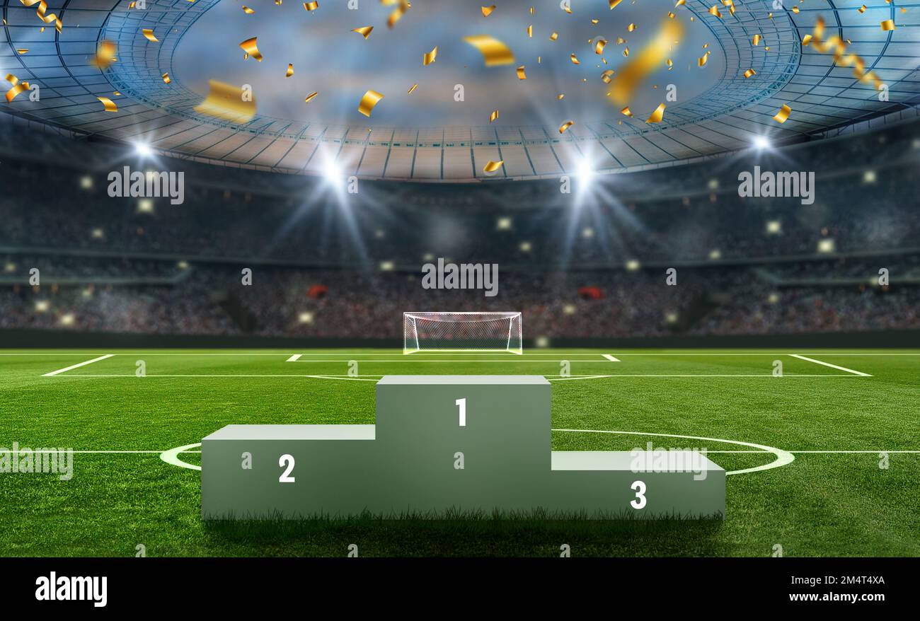 Soccer podium hi-res stock photography and images - Alamy