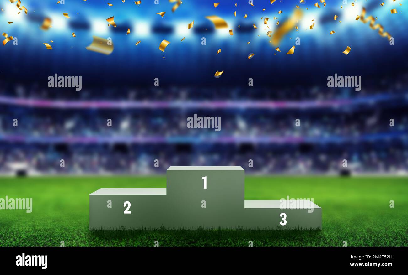 Soccer podium stadium hi-res stock photography and images - Alamy