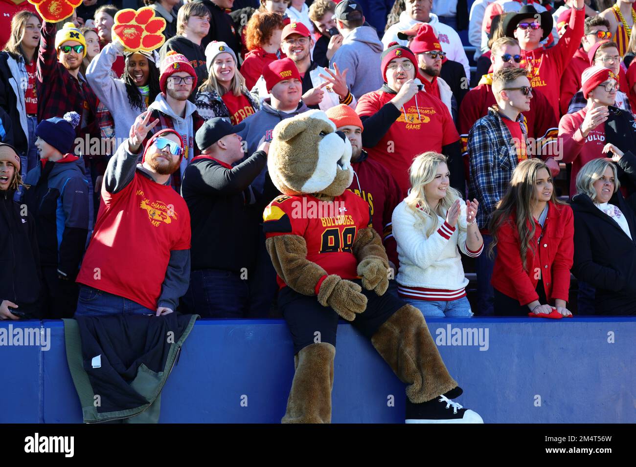 Ferris State Bulldogs fans during the NCAA Division II national ...