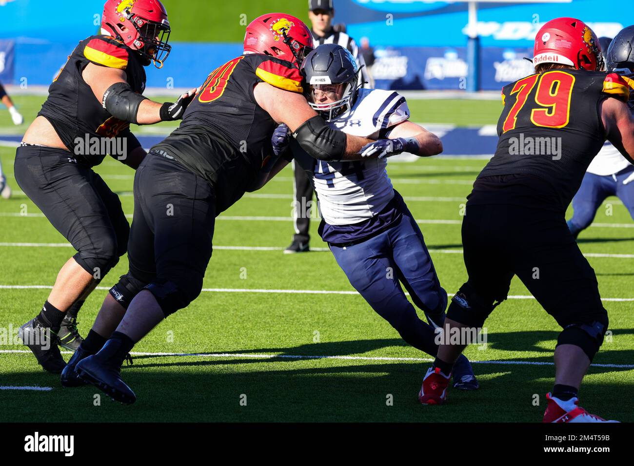 Colorado School of Mines Orediggers linebacker Jaden Healy (44) during ...