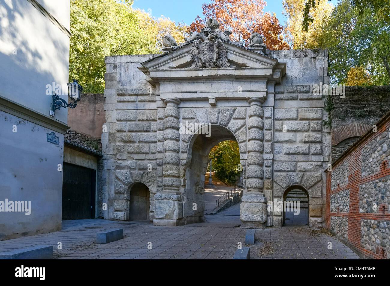 Gate of the Pomegranates is an historical access point in Alhambra ...