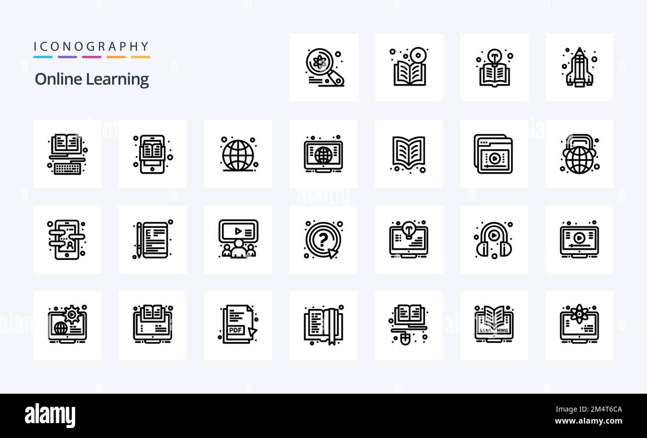 Elearning language Stock Vector Images - Alamy